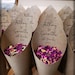 Confetti Cones - Personalised - Ready Rolled Confetti Cones - Ready to ...