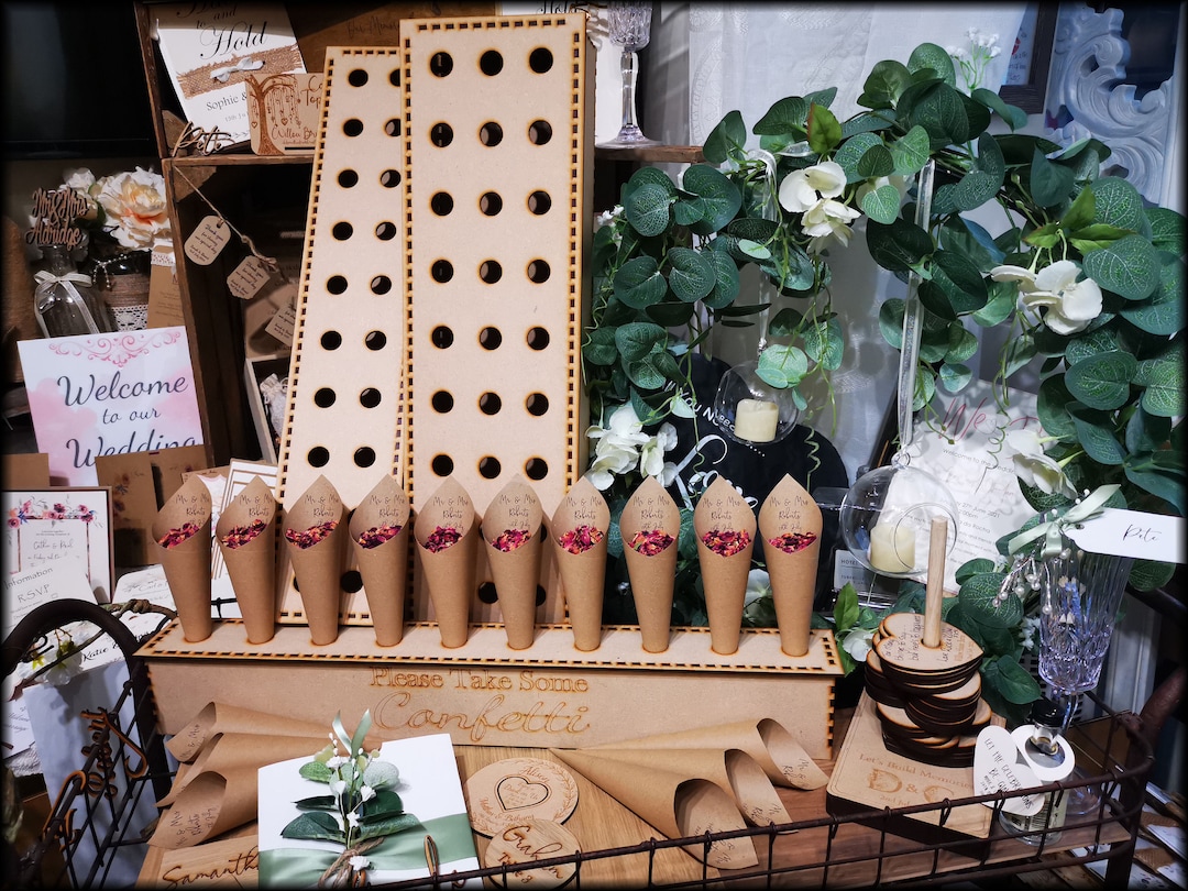 Confetti Cone Holder - Confetti Cone Stand - Different Sizes ...