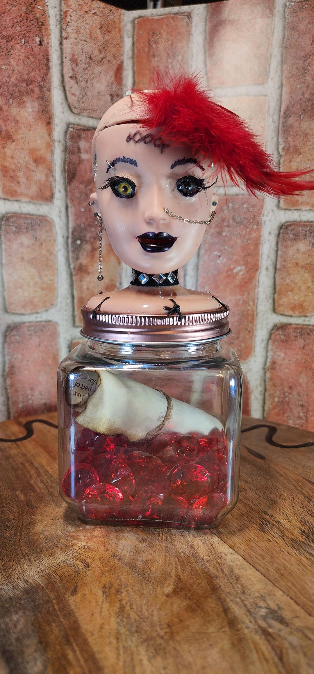Distorted Darlings Veronica Vex Gothic Curiosity Jar – Hand-altered ...