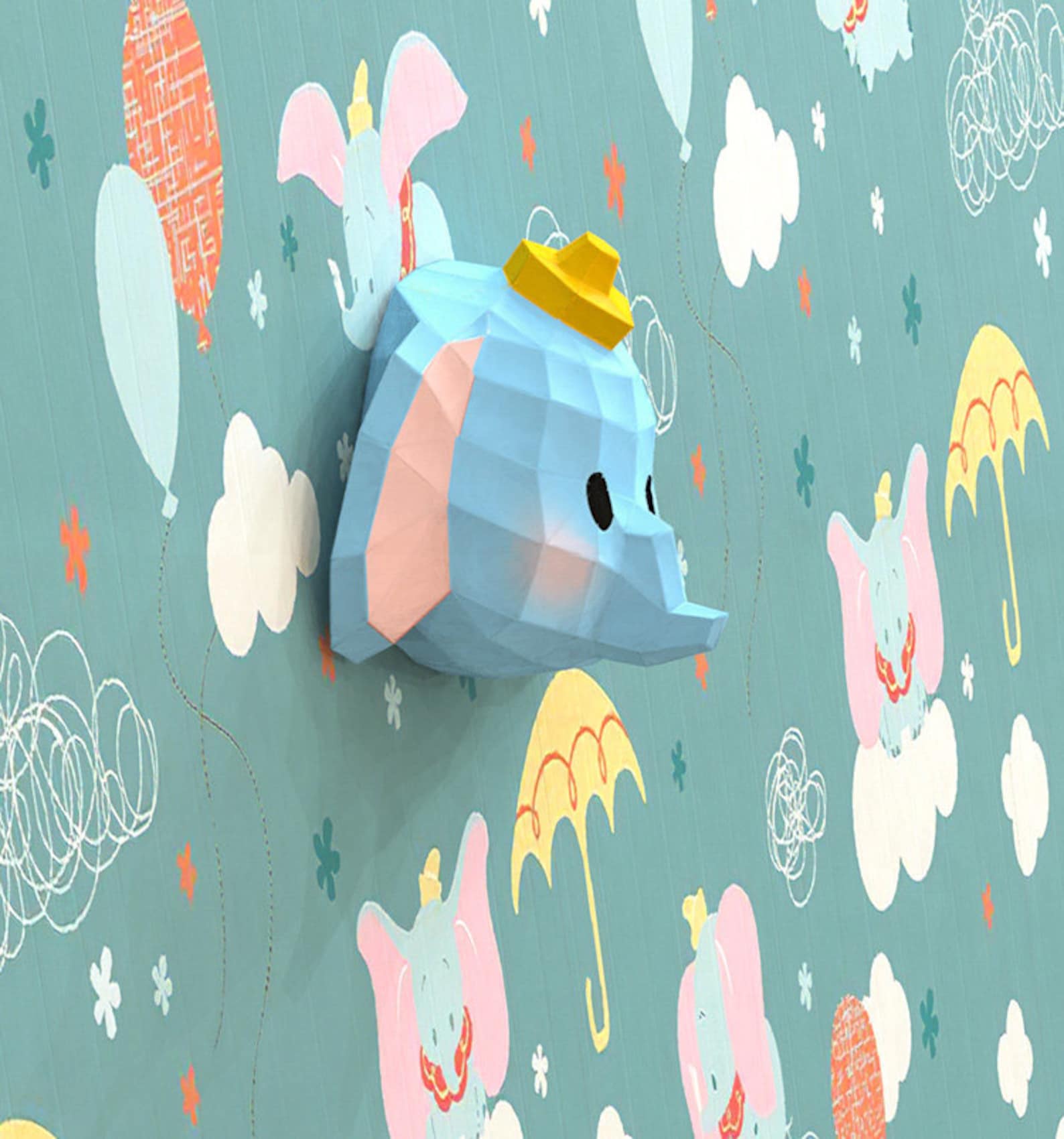 Papercraft dumbo DIY crafts Paper craft disney party | Etsy