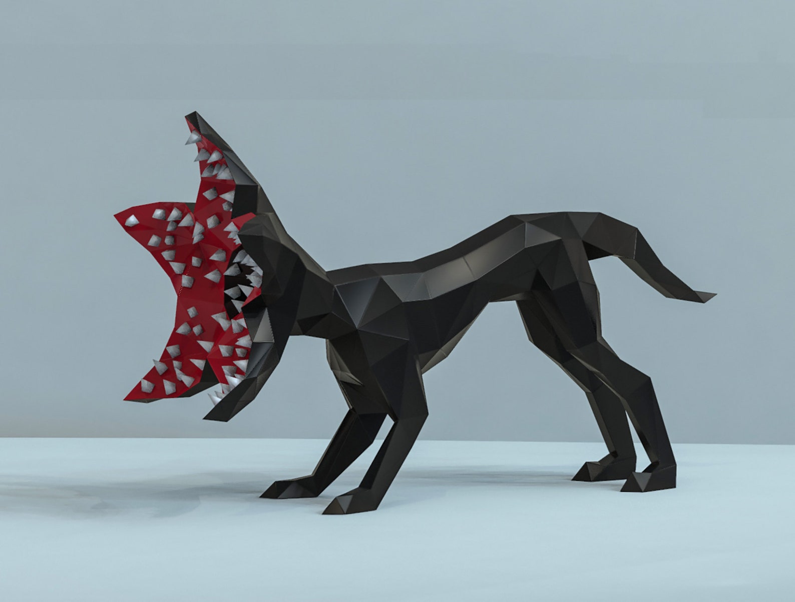 Demodog Demogorgon Stranger Things Papercraft Demodog | Etsy