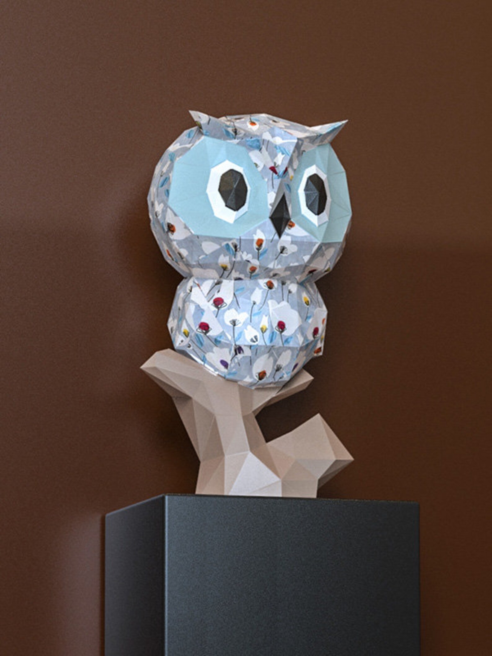 Papercraft Owl Papercraft Bird Paper Craft Animal | Etsy