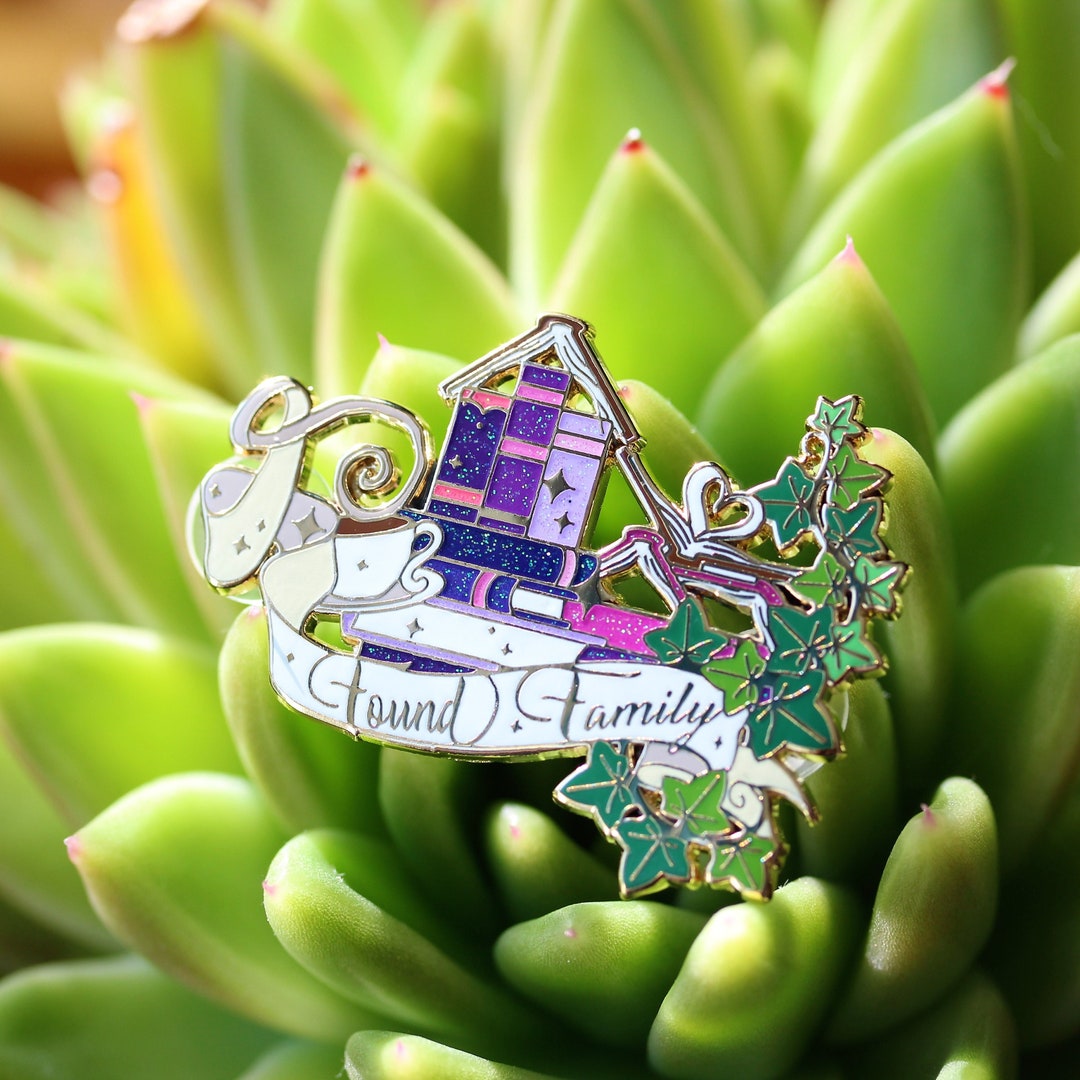 Found Family Enamel Pin, Book Tropes Pin Badge - Etsy