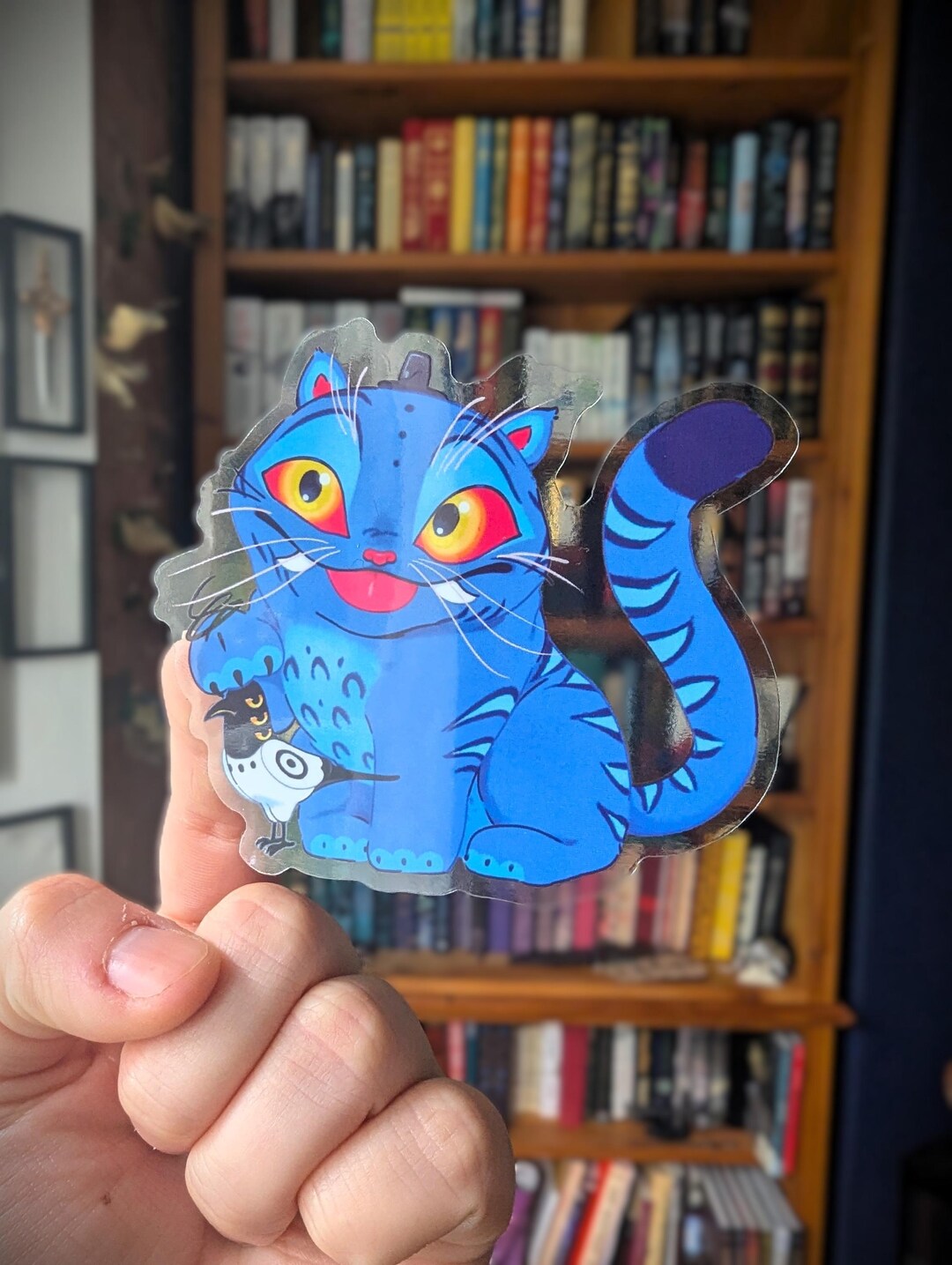 Kpop Demon Hunters Derpy Translucent Sticker, Cutest Derpy Tiger and ...