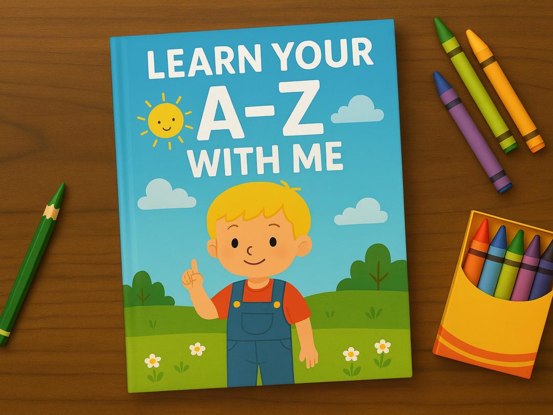 Learn Your A-Z With Me Printable Alphabet Worksheets & Nursery Wall Art ...
