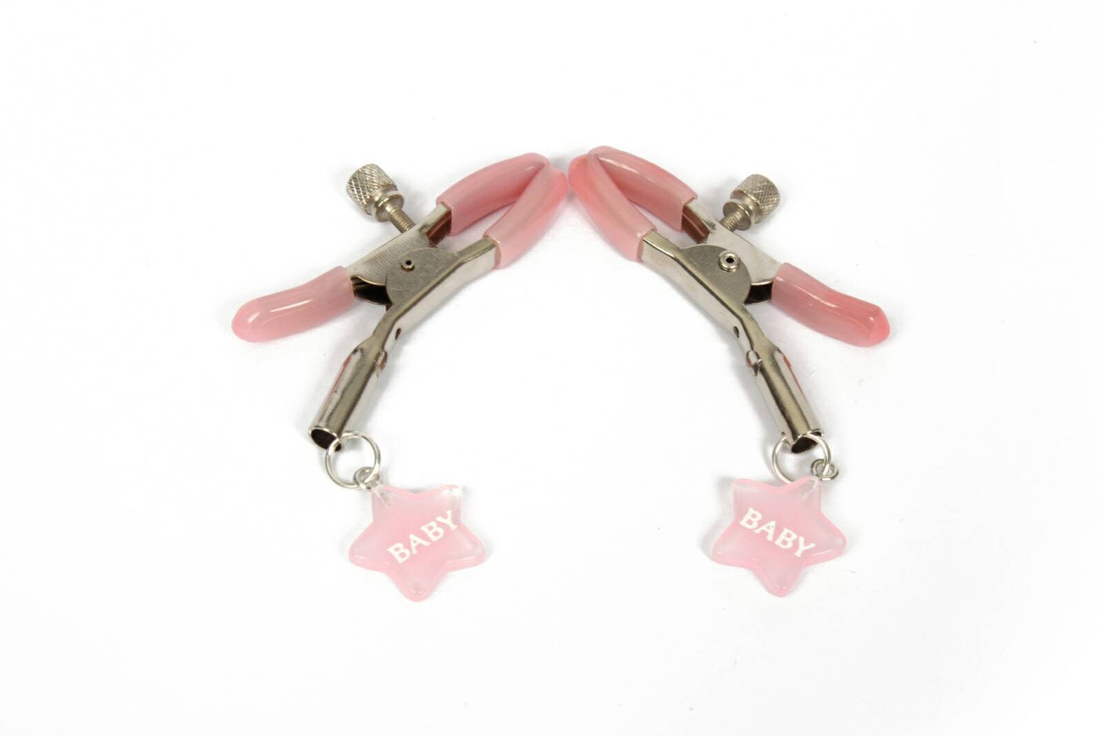 Mature Bdsm Nipple Clamps. Adjustable Clamps With Baby Charm. Ideal for ...
