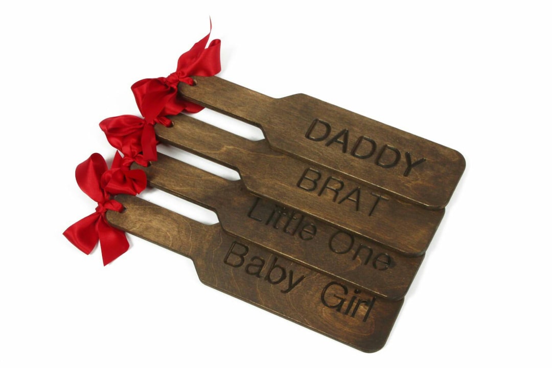 Custom Bdsm Spanking Paddles. Engraved Paddle With DDLG Words and ...