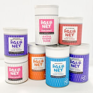 Aqua Net 80s PRINGLES Can Labels -- Small 1.4oz and 2.3oz Cans -- DIGITAL Printable Party Decor ...