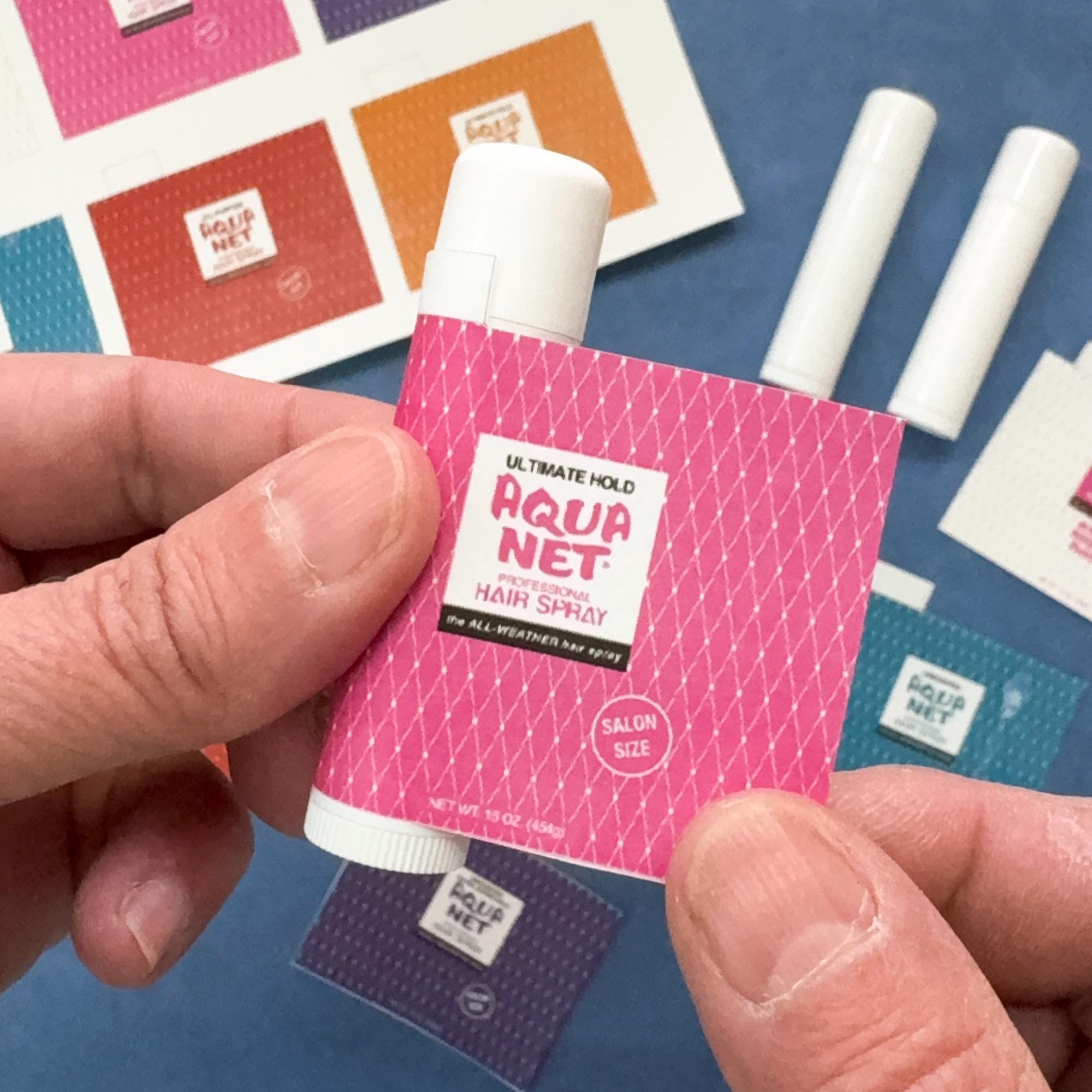 Aqua Net 80s CHAPSTICK Lib Balm Labels -- DIGITAL Printable Wrappers - Etsy
