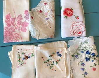 Vintage handkerchief | Etsy