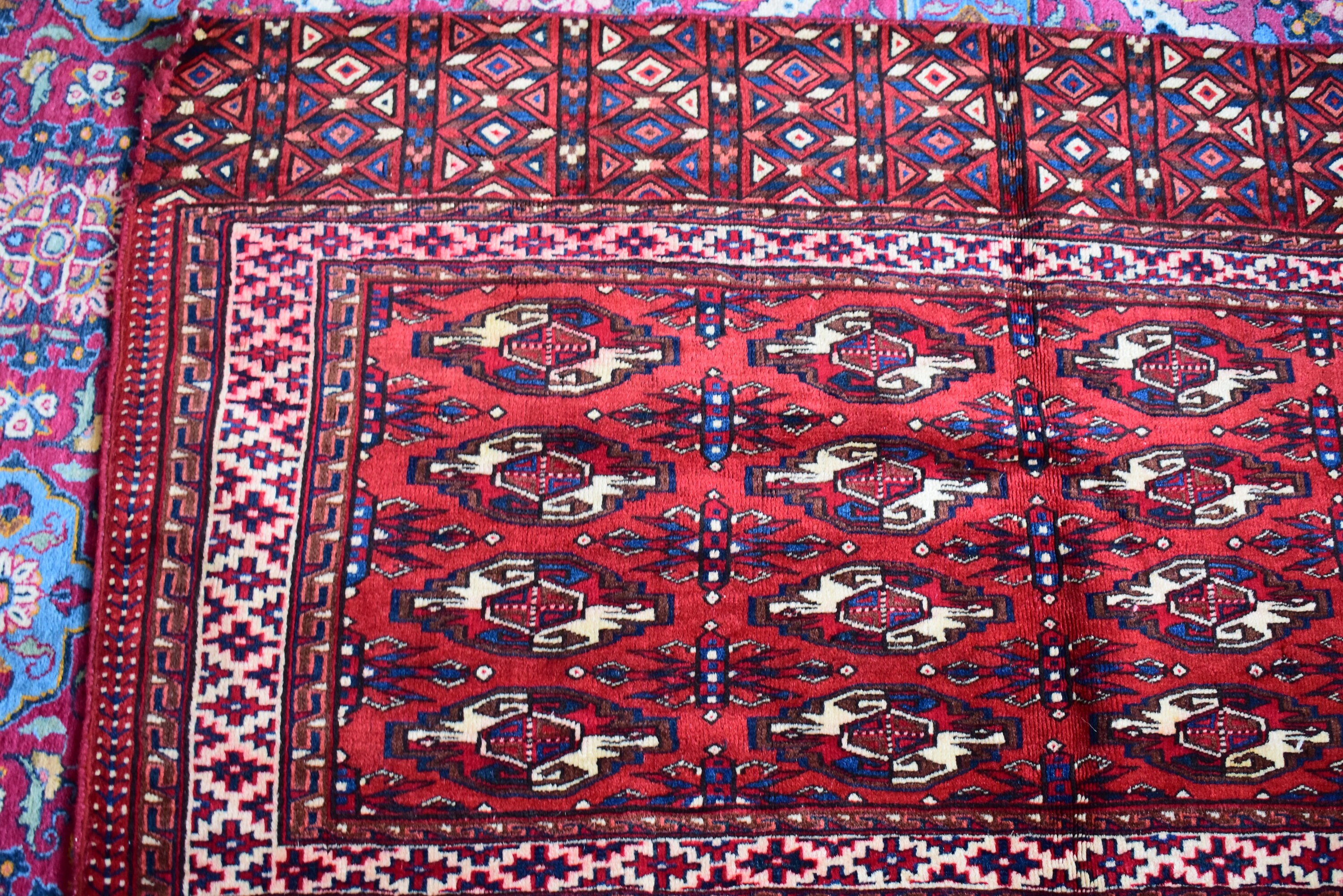 Antique Tekka Turkmen Juwalgul Rug Home Decor Tekka Carpet Turkmenistan ...