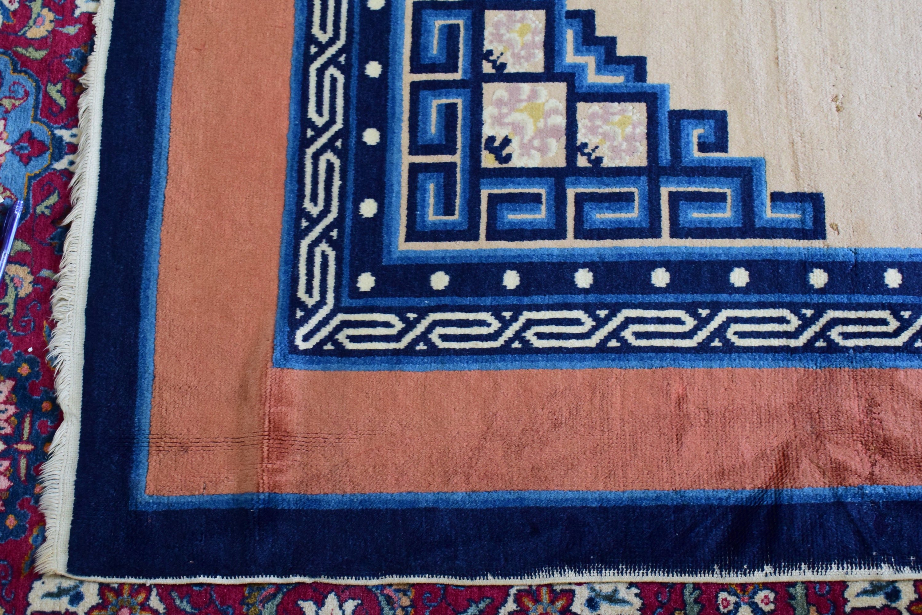 Antique Chinese Tibet Rug Dragon Woolen Rug Beautiful Chinese Art ...