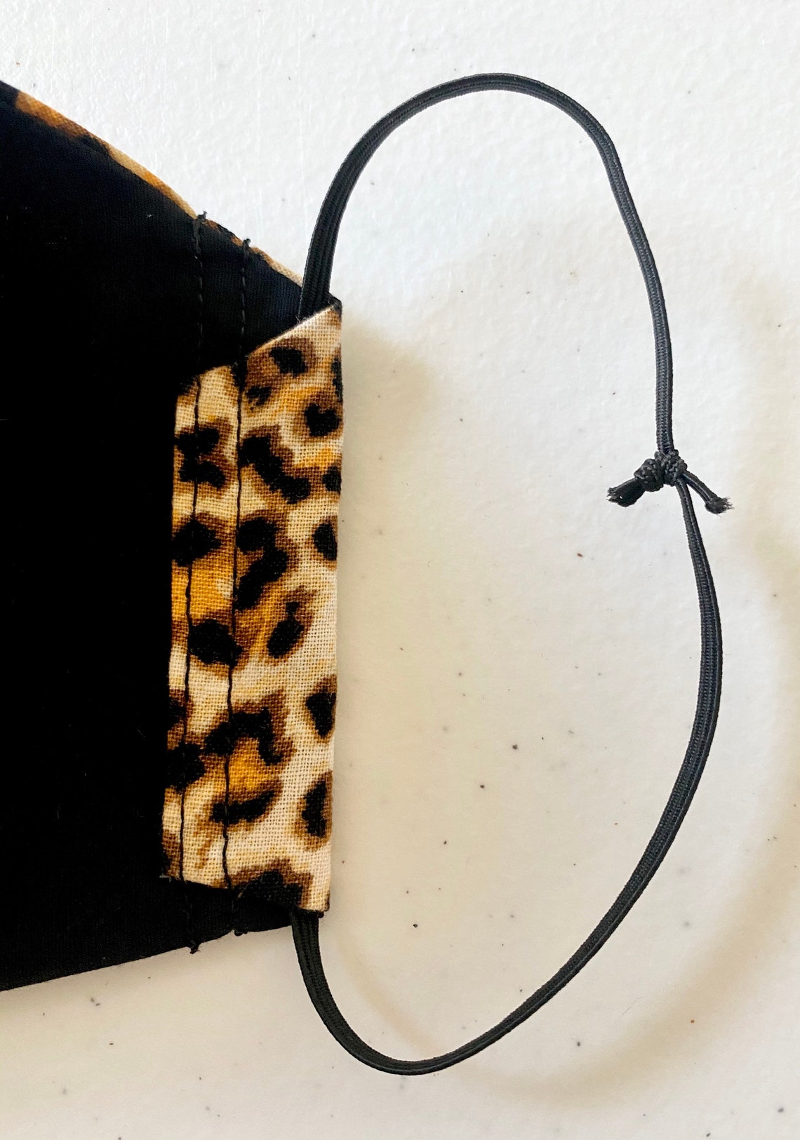 Large adult leopard print face mask | Etsy