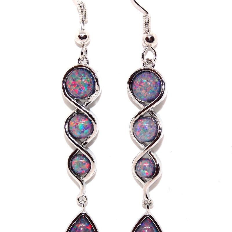 9ct Opal Drop Earring - Etsy