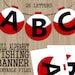 Fishing Bobber Banner, Printable Fishing Banner, Full Alphabet ...