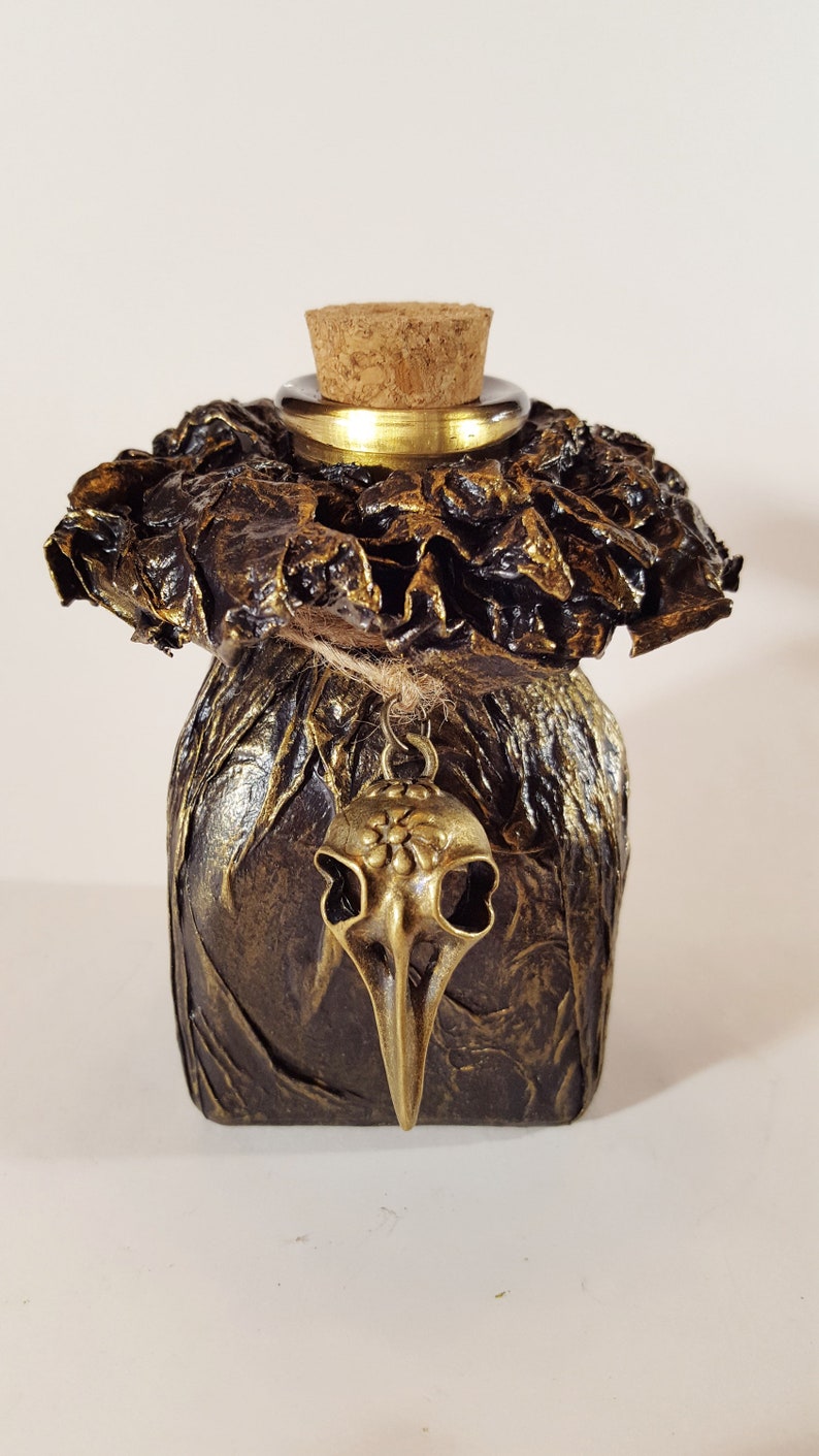 Bird Skull Potion Bottle - Wizard Potion Bottle - Cosplay Bottle - LARP ...