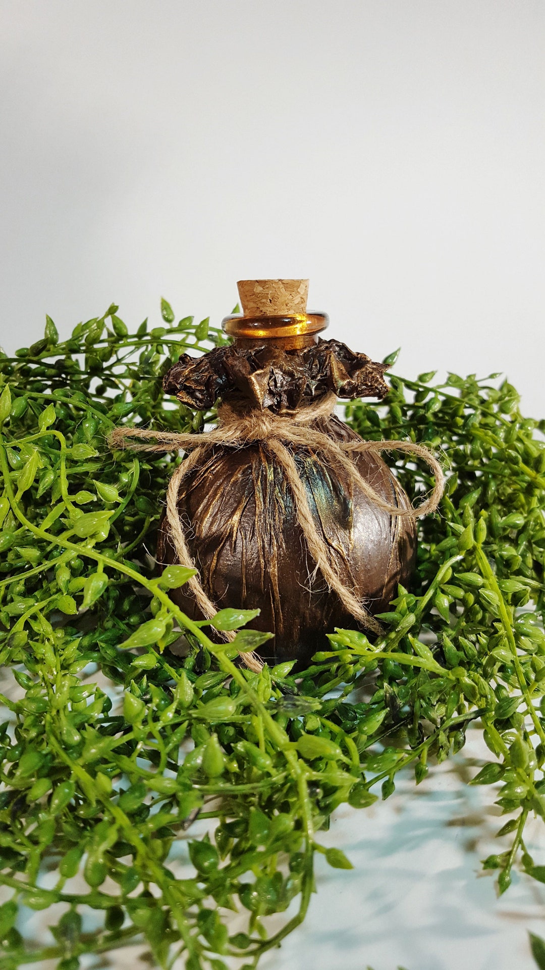 Brown Potion Bottle Halloween Decor Wizard Potion LARP Bottle Cosplay ...