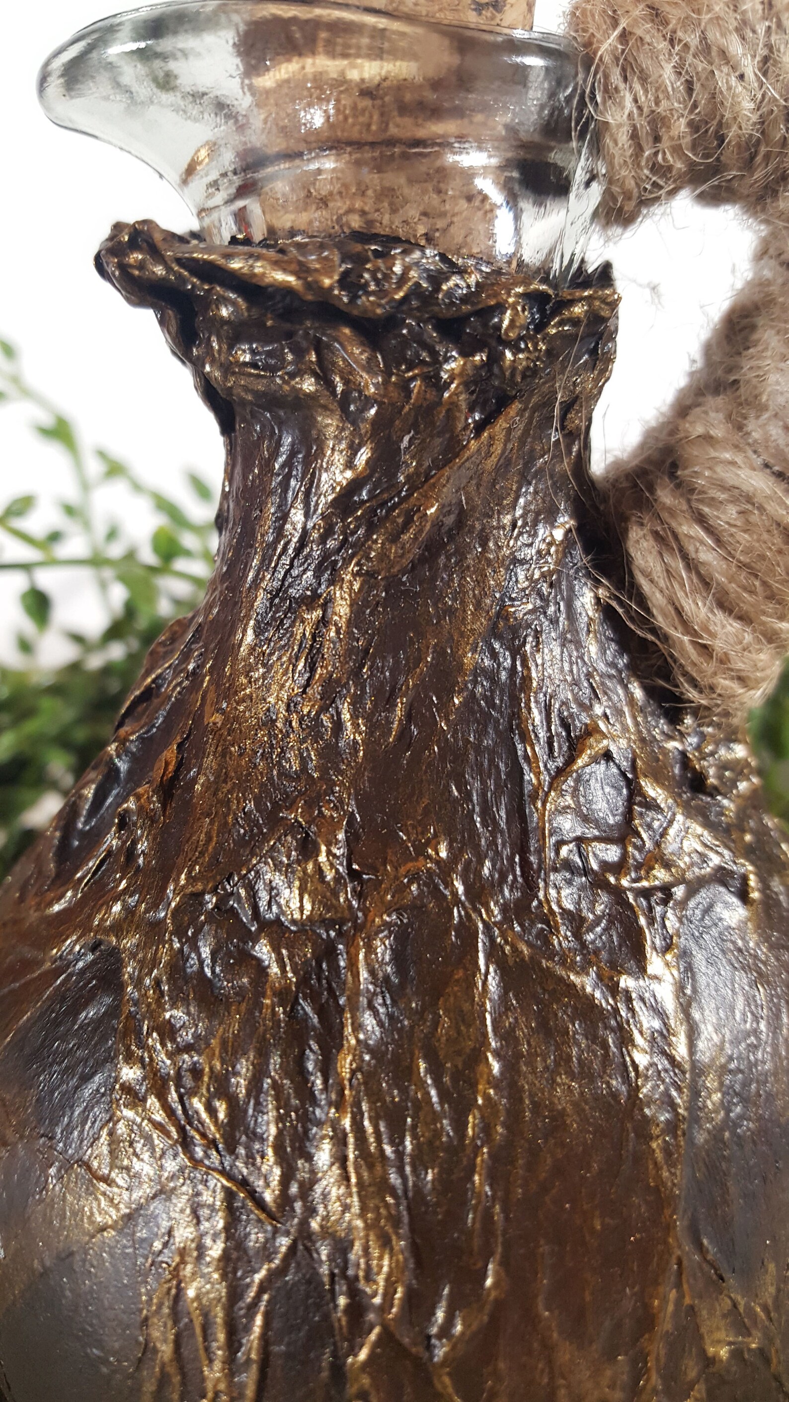 Brown Oil Pitcher Potion Bottle Kitchen Decor Wizard Potion Magic ...