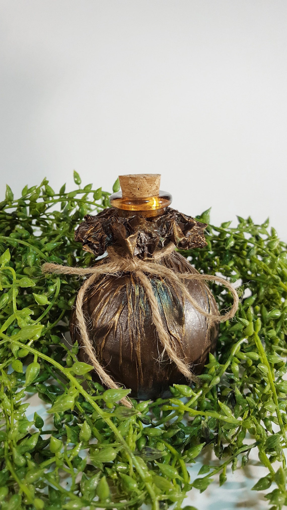 Brown Potion Bottle Halloween Decor Wizard Potion LARP Bottle Cosplay ...