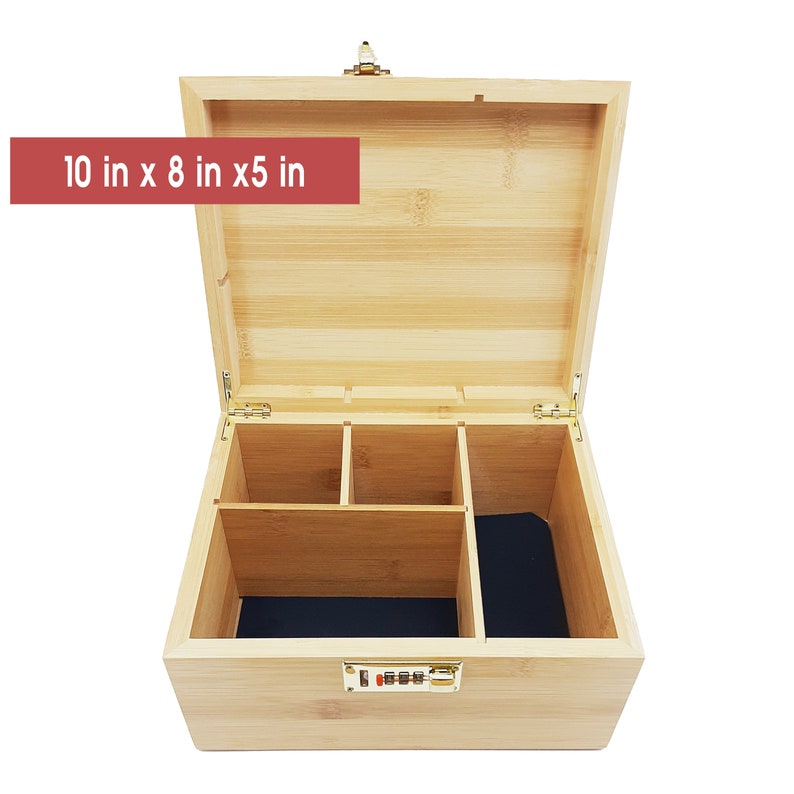 Stash Box Kit in Wood With Lock Personalized With Custom Laser - Etsy