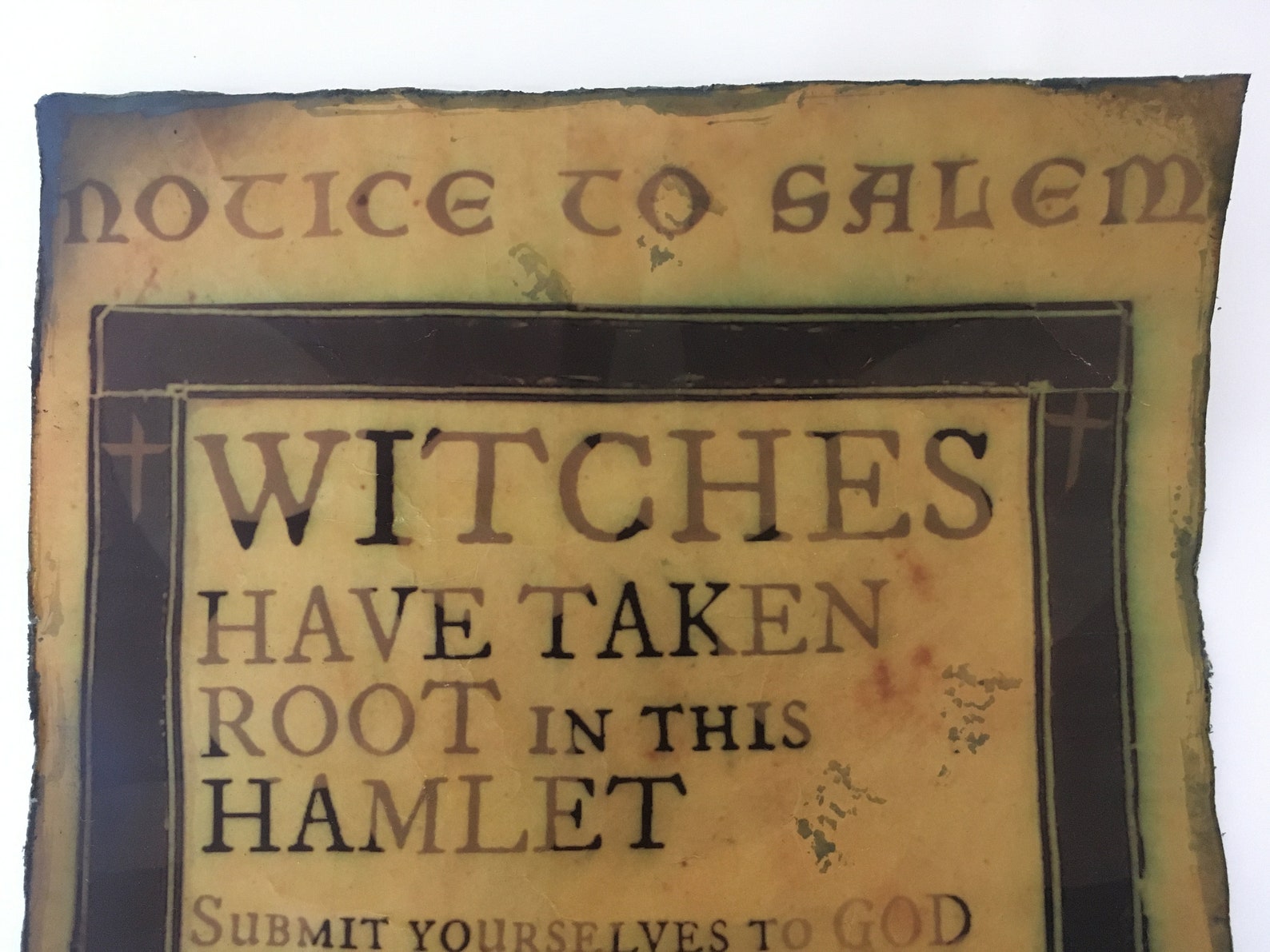Salem Witch Trials Aged Reproduction Replica Poster Print - Etsy