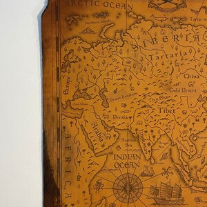 Treasure Maps Pirate Map Art Print Poster Reproduction CANVAS - Etsy