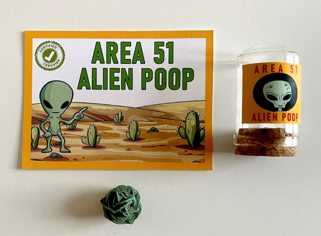 Alien Poop Area 51 Top Secret Documents UFO Photos Roswell - Etsy