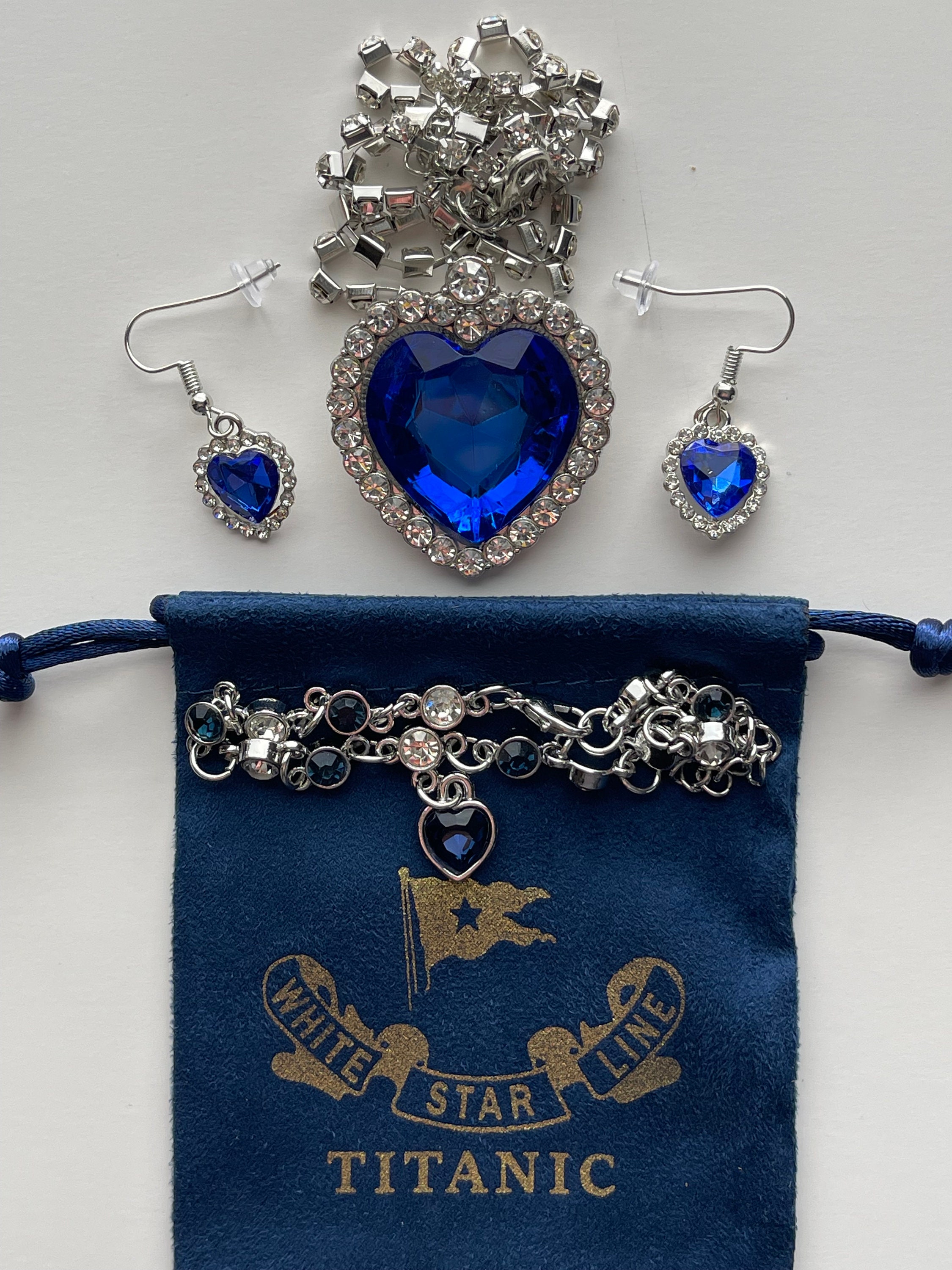 Titanic Necklace Set Titanic Earrings Titanic Bracelet and - Etsy