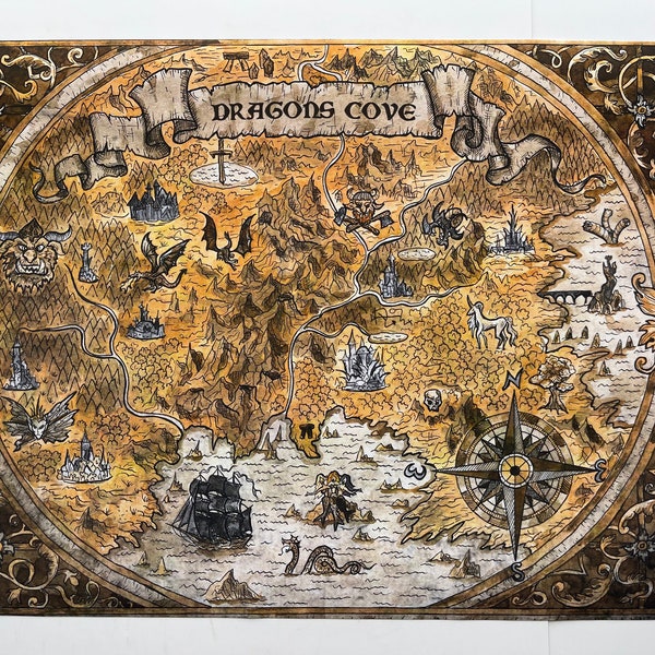 Dragon Treasure - Etsy