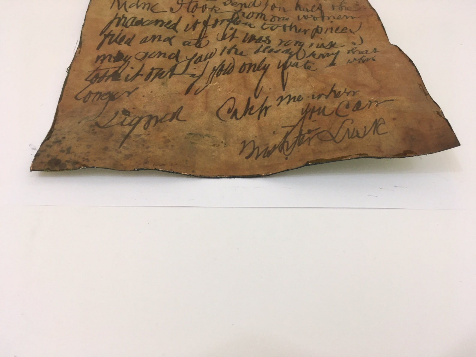 Jack the Ripper From Hell Letter With Blood Aged - Etsy