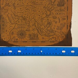 Treasure Maps Pirate Map Art Print Poster Reproduction CANVAS - Etsy