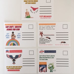 Prank Postcards Revenge Gift Practical Jokes Funny Gags Pranking ...