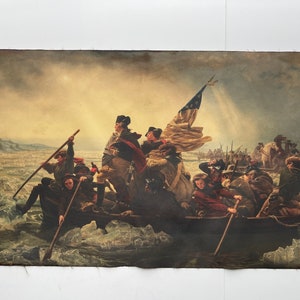 Washington Crossing the Delaware George Washington Paintings American ...
