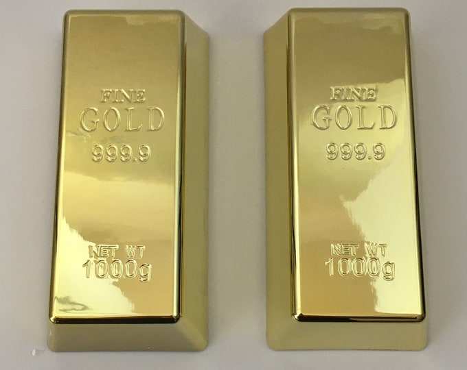 Fake Gold Bar Bullion Prop Desk Display Toy Heavy Version - Etsy