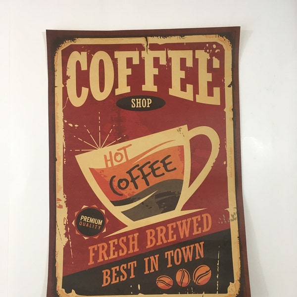 Cafe Poster - Etsy