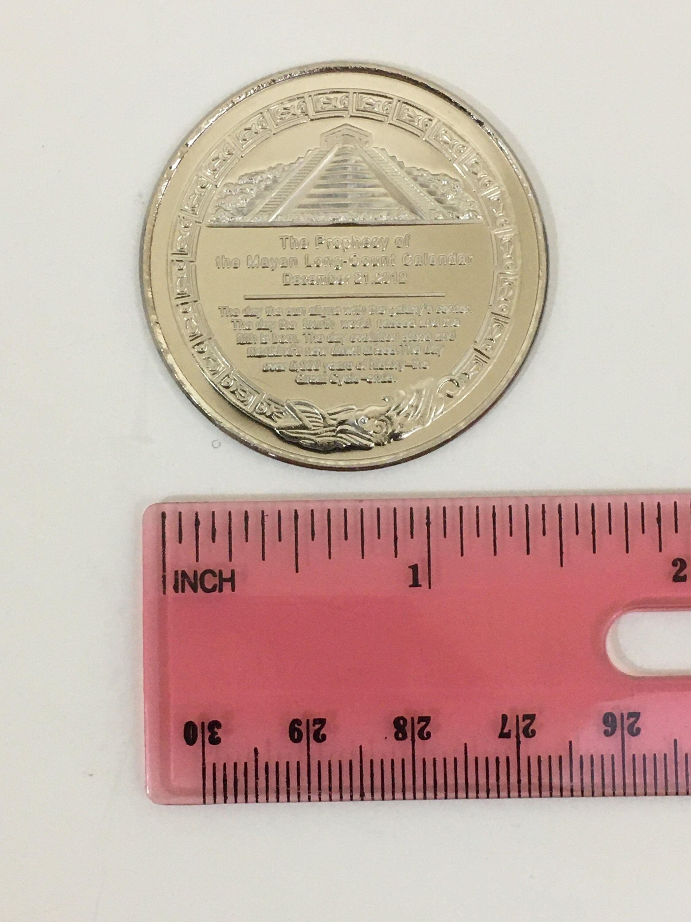 Mexico Mayan Aztec Calendar Replica Fake Gold Coin You Get 2 | Etsy