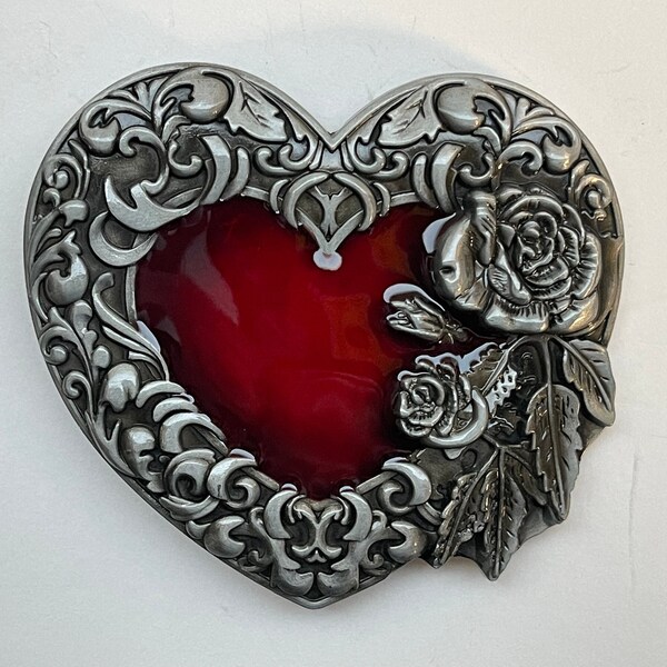 Heart Belt Buckle - Etsy