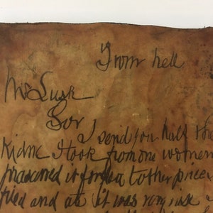 Jack the Ripper From Hell Letter Reproduction - Etsy