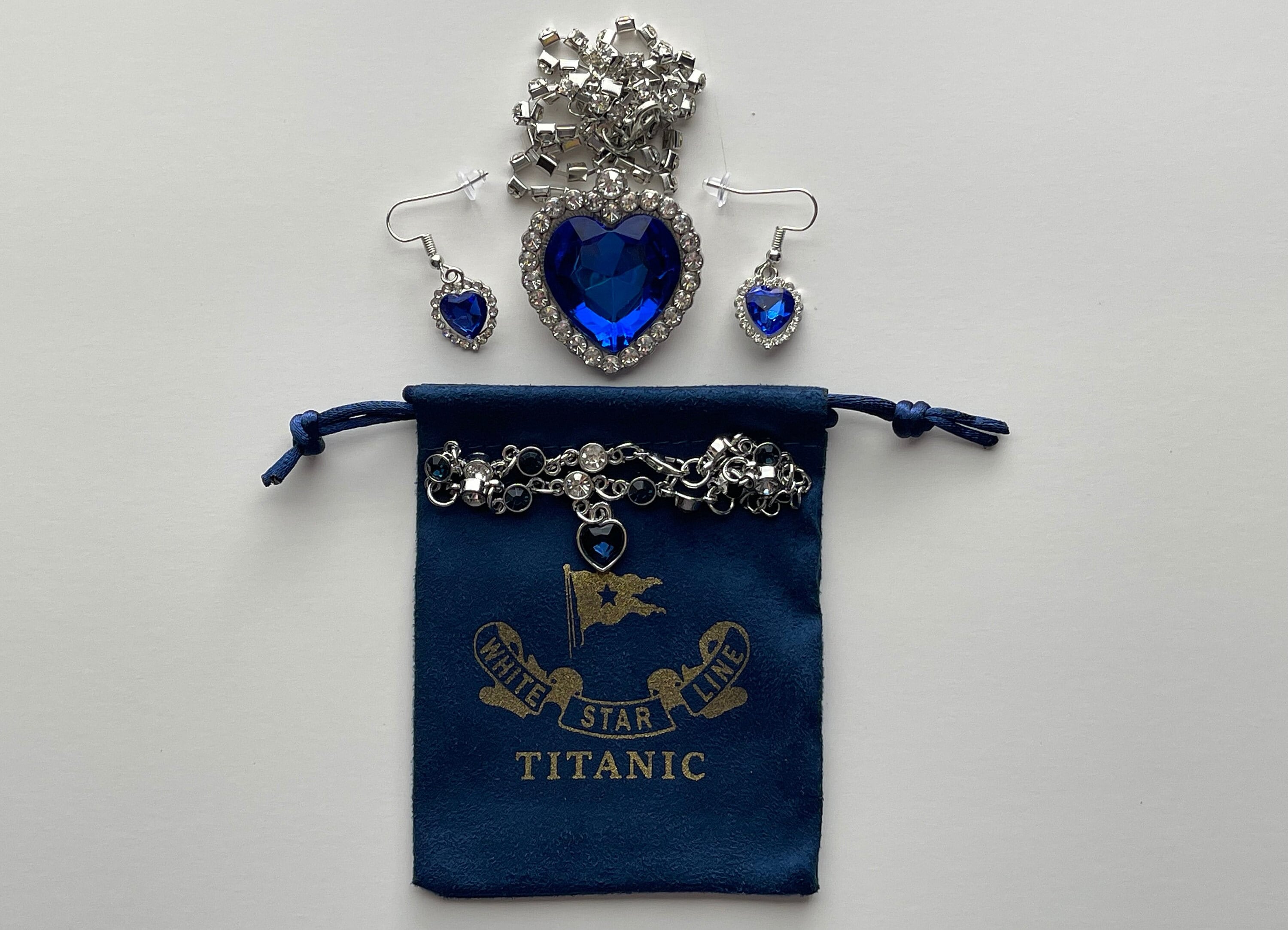Titanic Necklace Set Titanic Earrings Titanic Bracelet and - Etsy