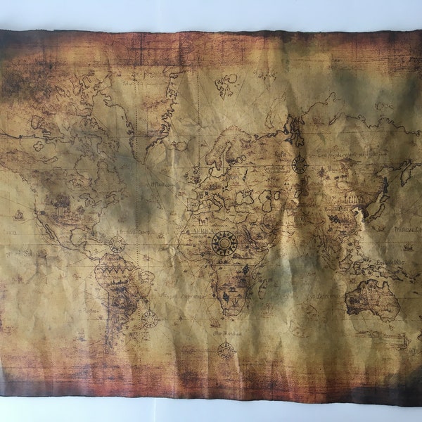 Distressed Map - Etsy
