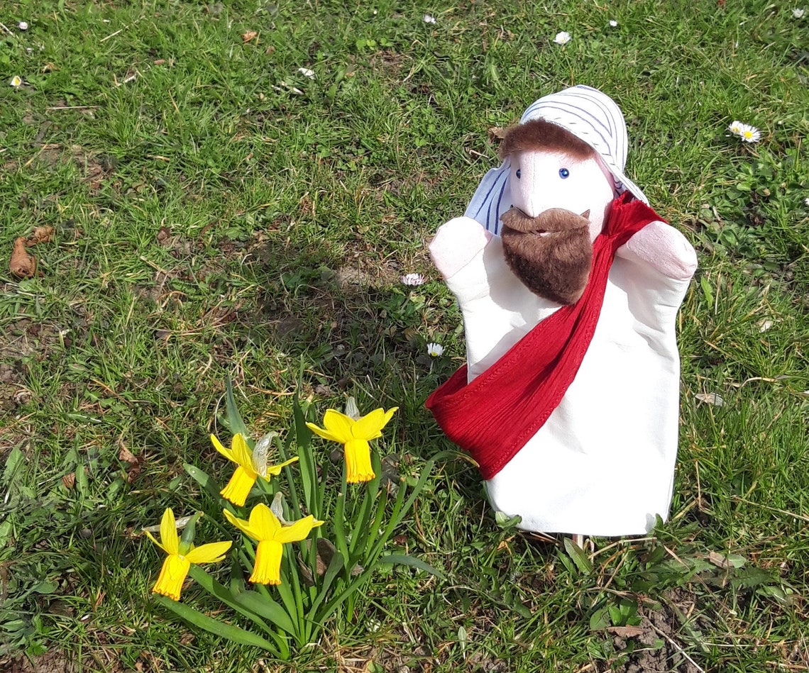 Jesus Handpuppet - Etsy