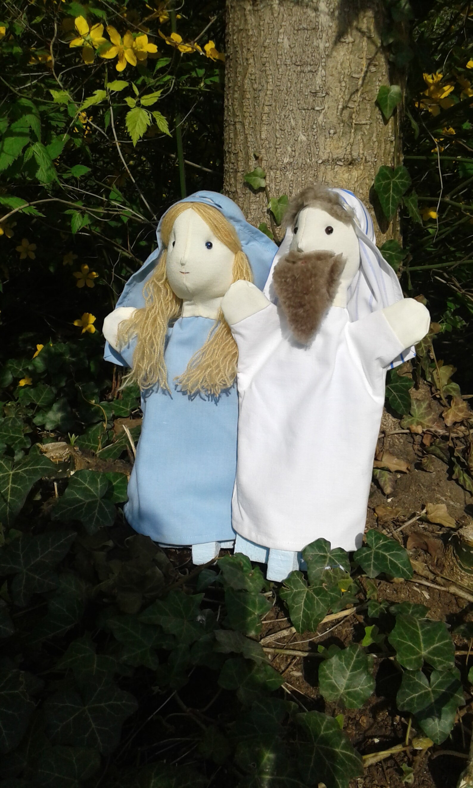 Jesus & Mary Handpuppet | Etsy
