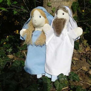 Jesus & Mary Handpuppet - Etsy