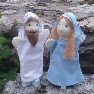 Jesus & Mary Handpuppet - Etsy