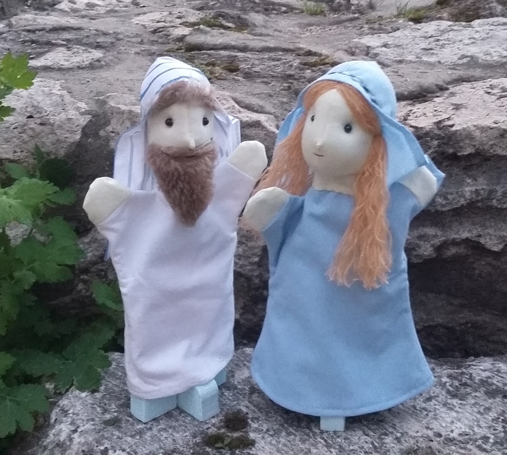 Jesus & Mary Handpuppet - Etsy
