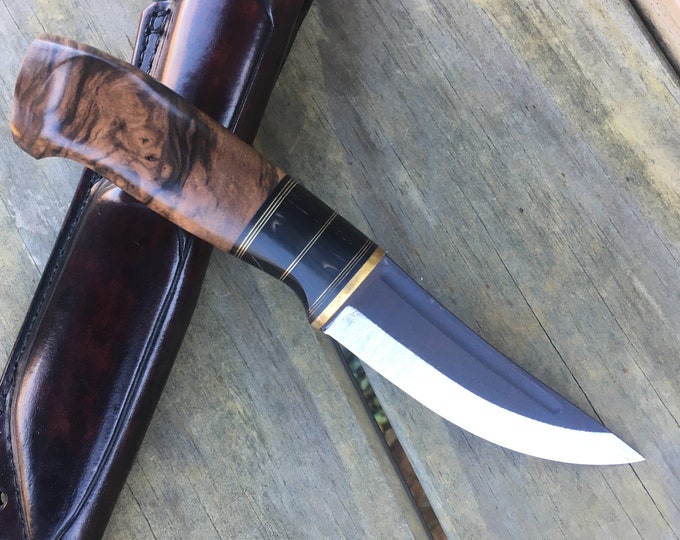 Custom Roselli Puukko Hunting Knife With 4 Hunter Blade - Etsy