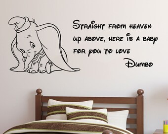 Dumbo wall decal | Etsy
