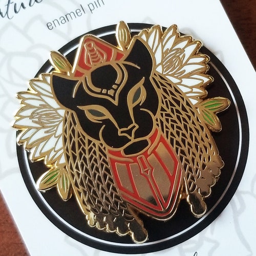 Anubis Hard Enamel Pin Egyptian Collection - Etsy