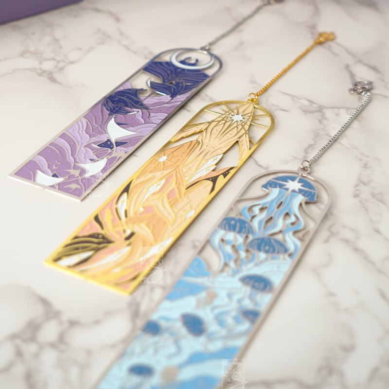 Metal Bookmarks - Etsy