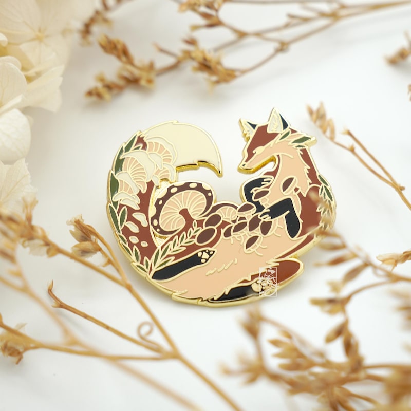 Fox Pin - Etsy